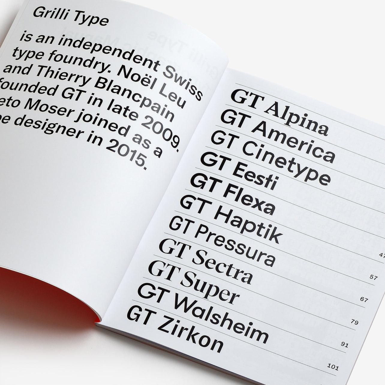 Typographic Manual | North East